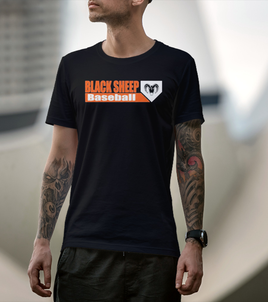 Dee Strange Gordon Black Sheep Baseball Ram T-Shirt