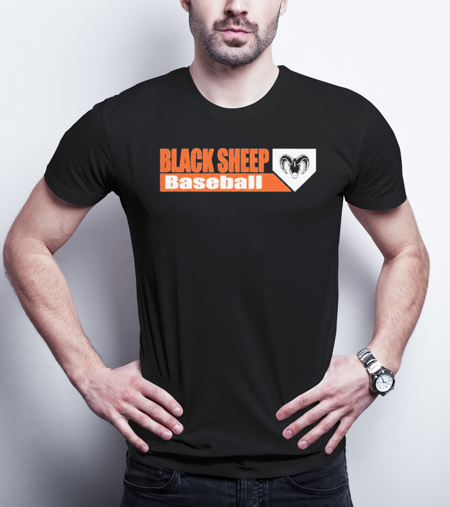 Dee Strange Gordon Black Sheep Baseball Ram T-Shirt