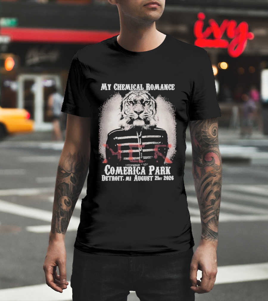My Chemical Romance MCR Comerica Park Detroit MI August 21 2026 T-Shirt