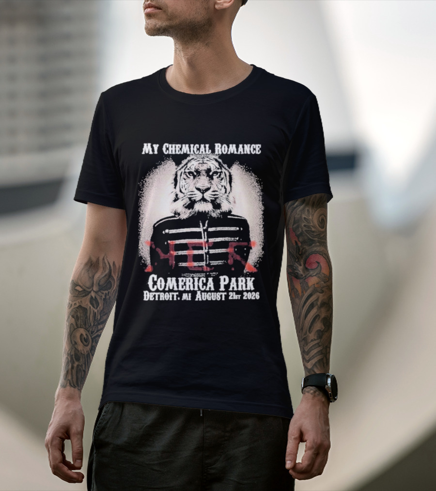 My Chemical Romance MCR Comerica Park Detroit MI August 21 2026 T-Shirt