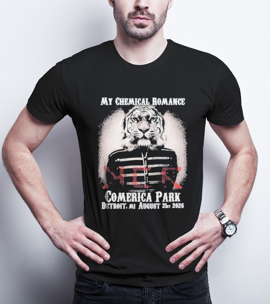 My Chemical Romance MCR Comerica Park Detroit MI August 21 2026 T-Shirt
