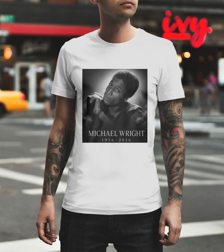 Michael Wright 1956 2026 Memoriam T-Shirt