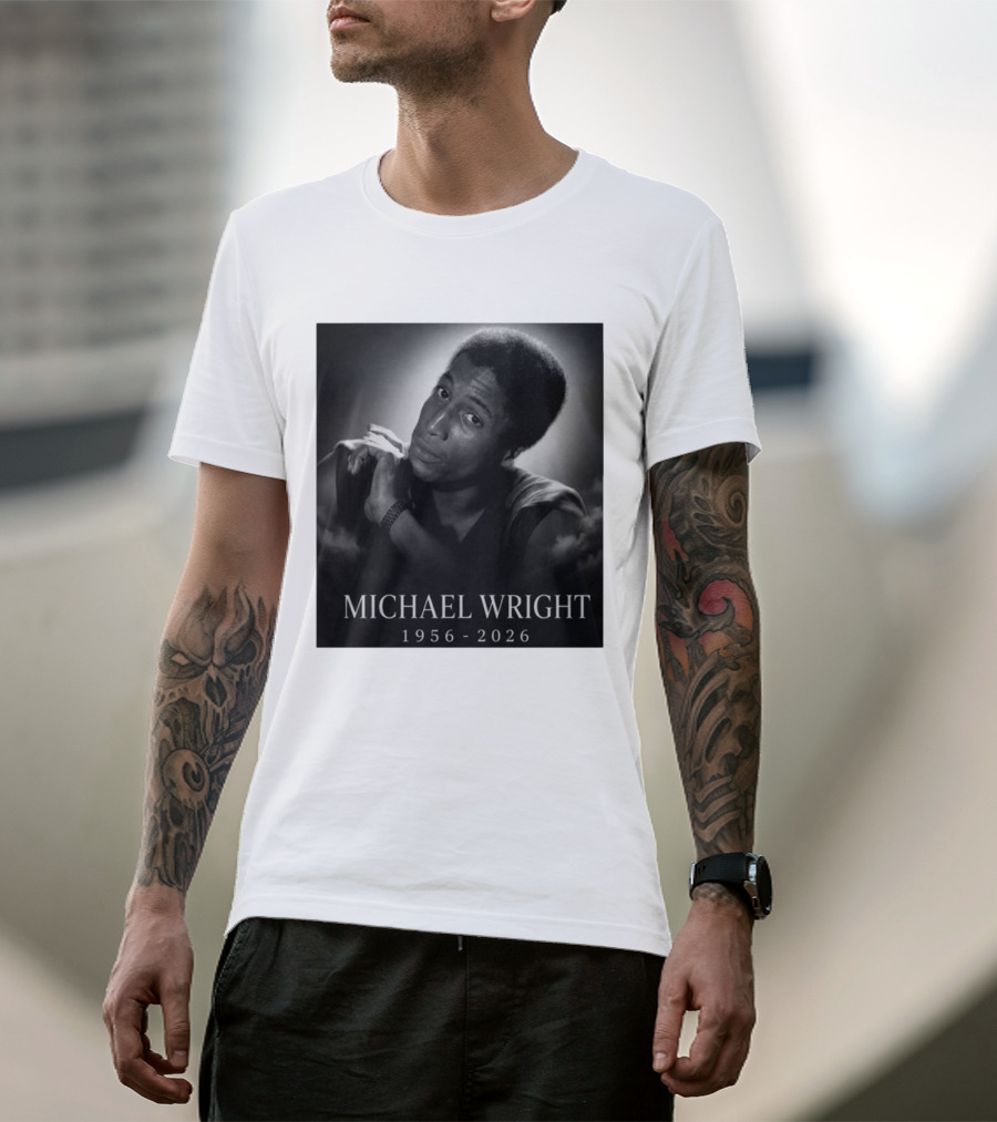 Michael Wright 1956 2026 Memoriam T-Shirt