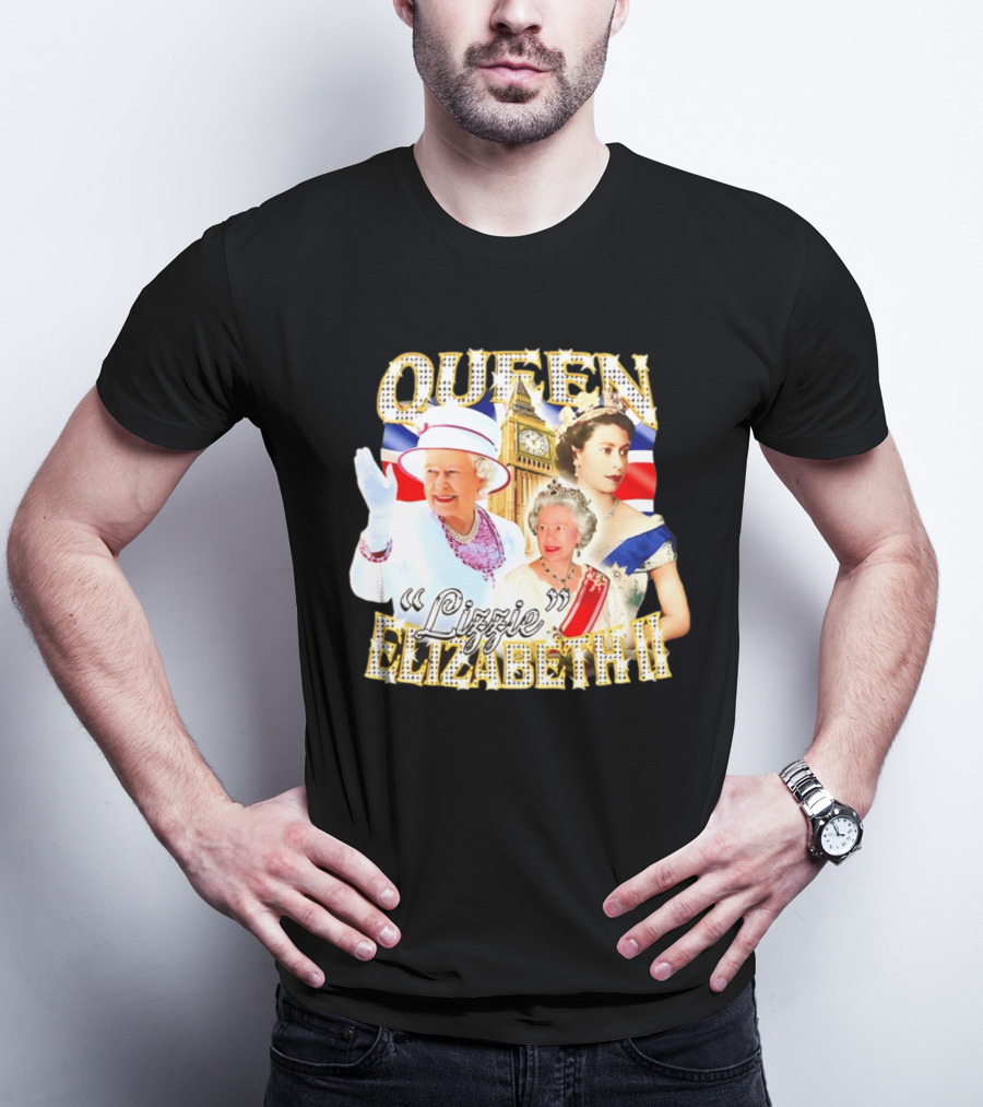 Queen Elizabeth II Lizzie 90s Bootleg Iconic Royal T-Shirt