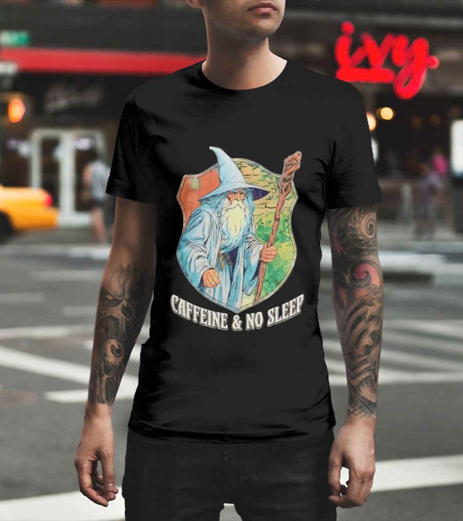 Wizard Caffeine & No Sleep T-Shirt
