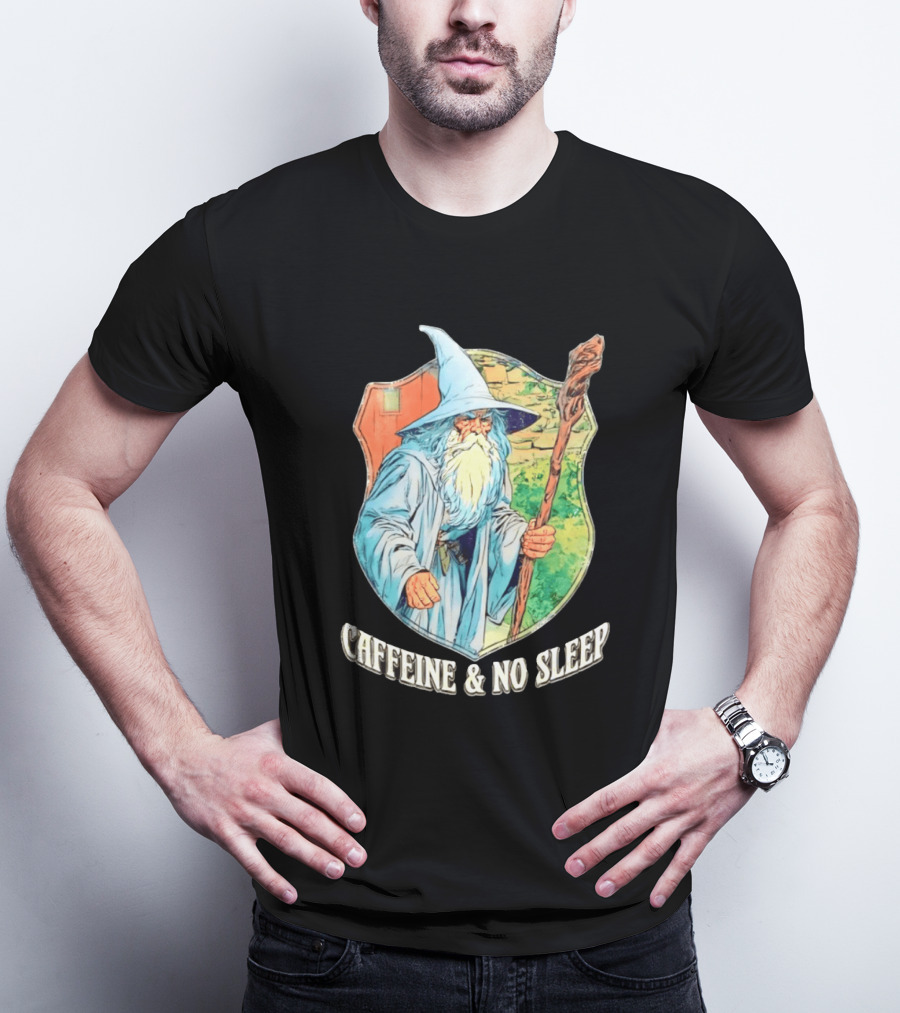 Wizard Caffeine & No Sleep T-Shirt