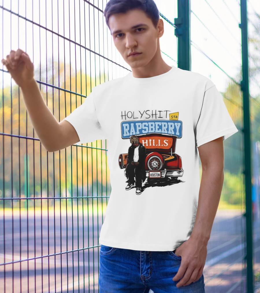 Holyshit Std Rapsberry Hills Houston Texas Car Scene T-Shirt