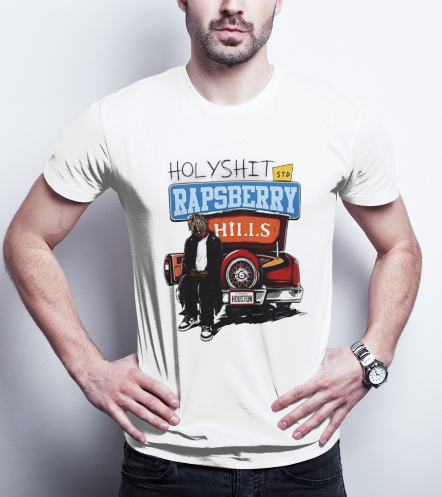 Holyshit Std Rapsberry Hills Houston Texas Car Scene T-Shirt
