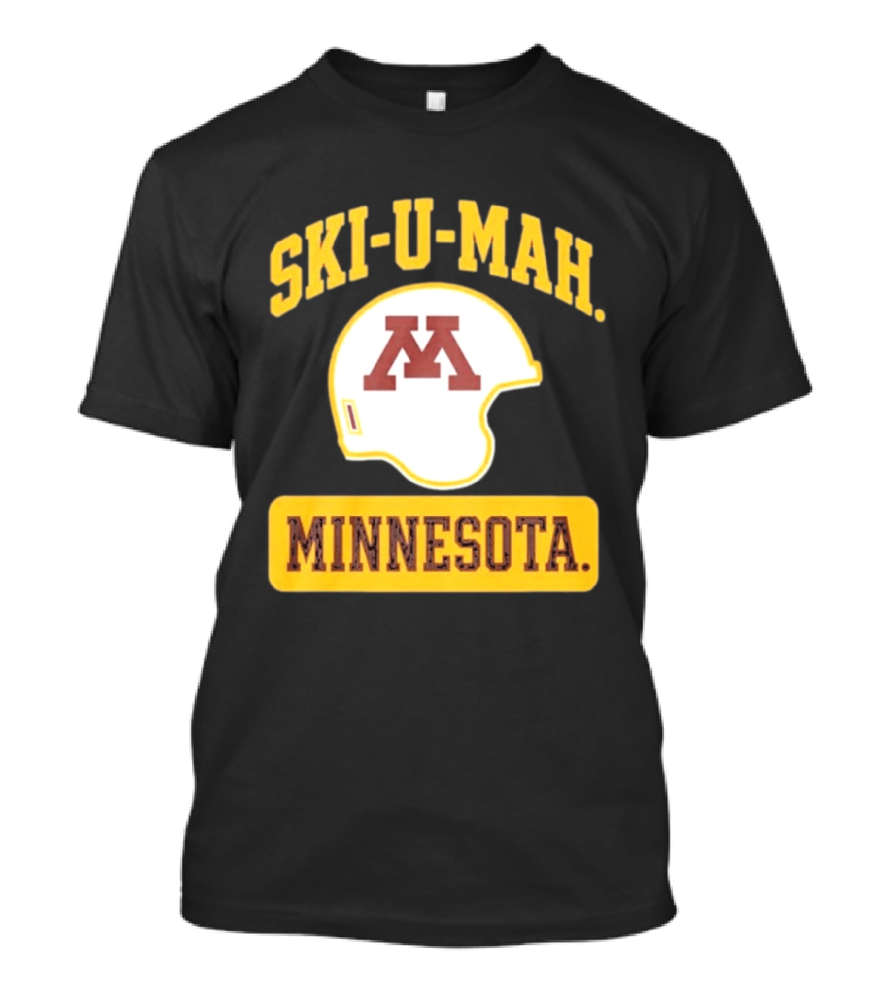 Mills Armbruster Ski U Mah Minnesota Football Helmet T-Shirt