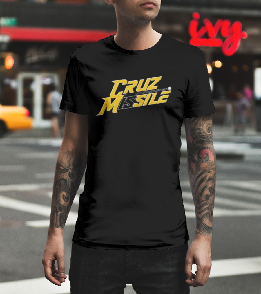 Oneil Cruz Pittsburgh Pirates Cruz Missile T-Shirt