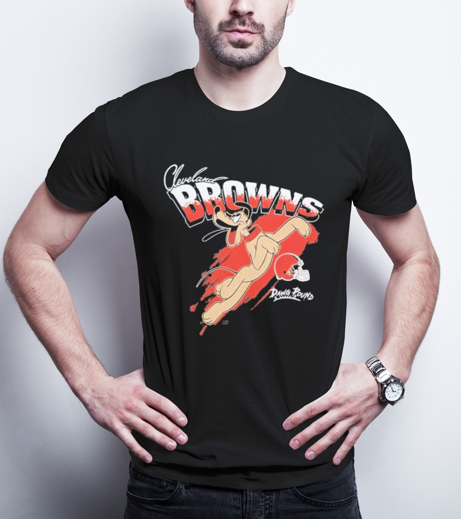 Cleveland Browns Pluto Disney Character Collaboration 2026 T-Shirt