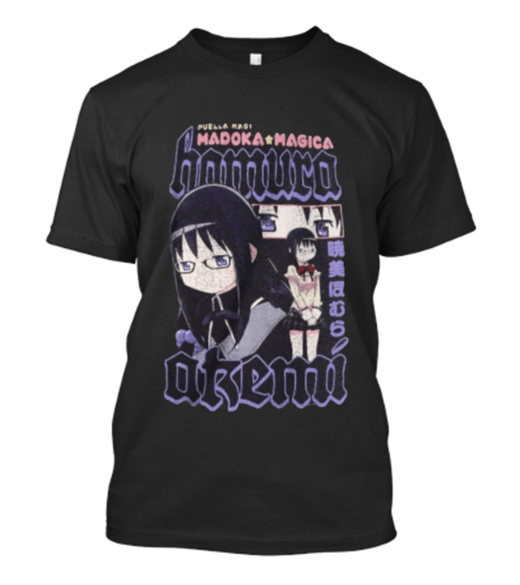 Puella Magi Madoka Magica Homura Akemi Anime T-Shirt