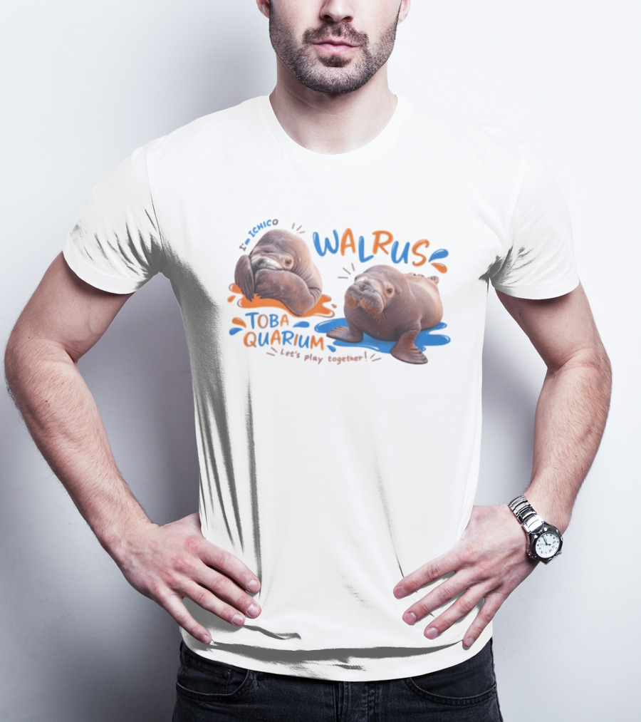 I'm Ichico Walrus Toba Aquarium Let's Play Together T-Shirt