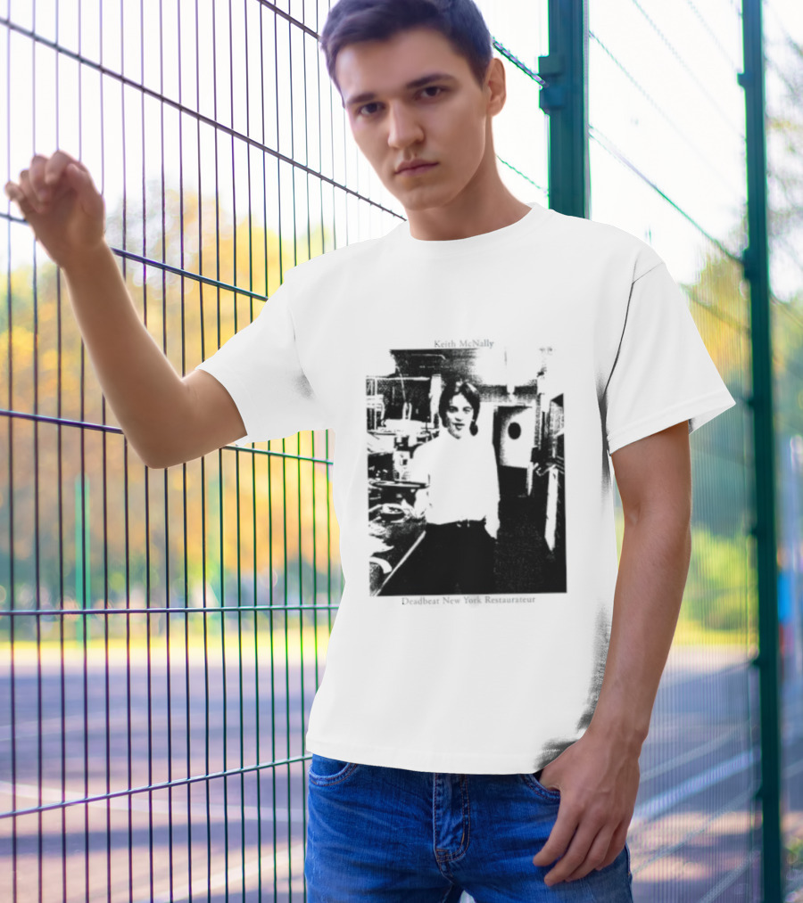 Keith McNally Dead Beat New York Restaurateur Black And White T-Shirt