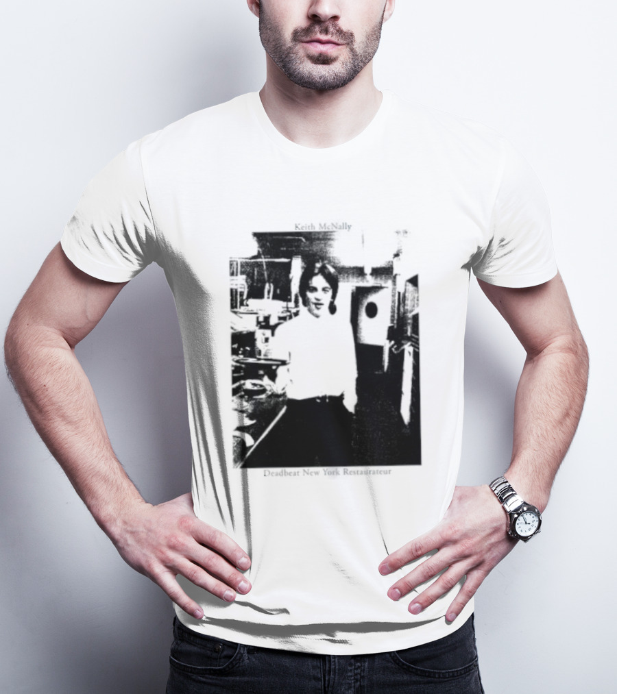 Keith McNally Dead Beat New York Restaurateur Black And White T-Shirt