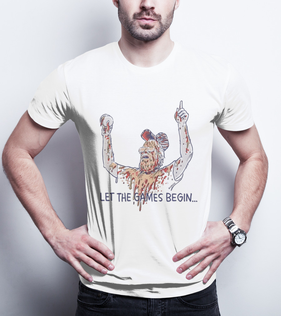 Let The Games Begin Buffalo Bills Football Fan Celebration T-Shirt