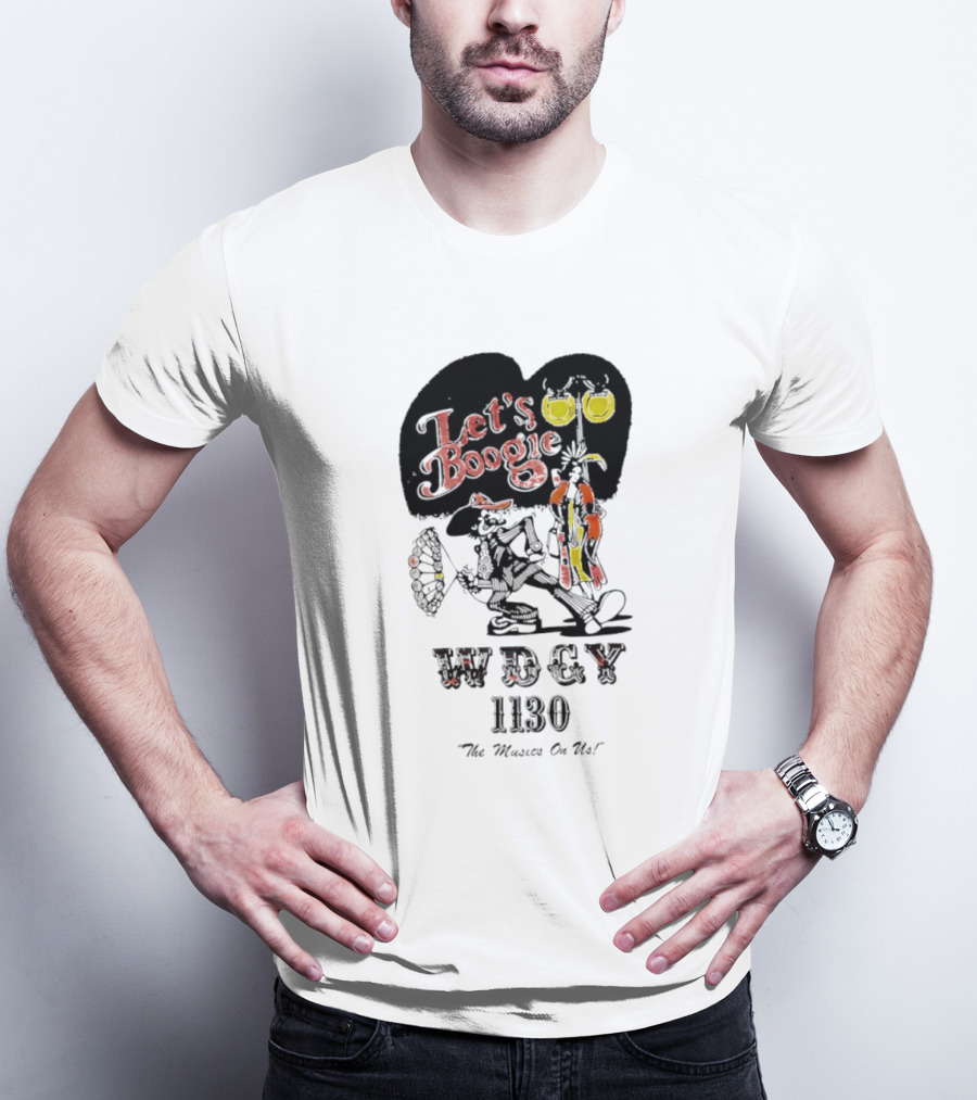 Let's Boogie WDCY 1130 The Music's On Us T-Shirt