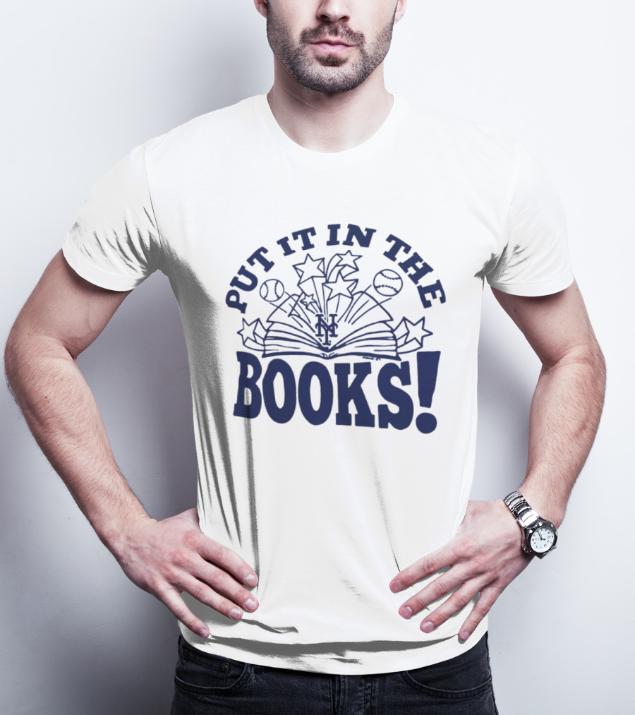 Put It In The Books New York Mets MLB Baseball Stars Celebration T-Shirt