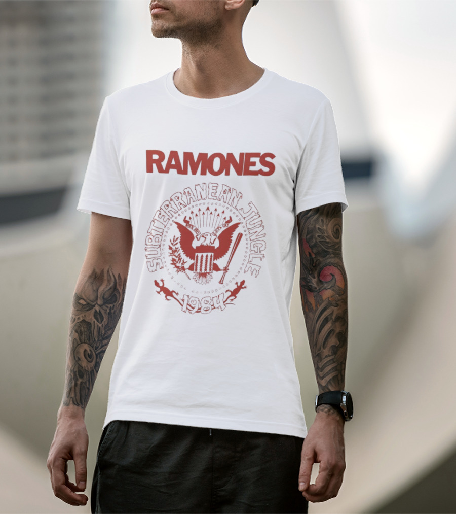 Ramones Subterranean Jungle 1984 Hey Ho Let's Go T-Shirt