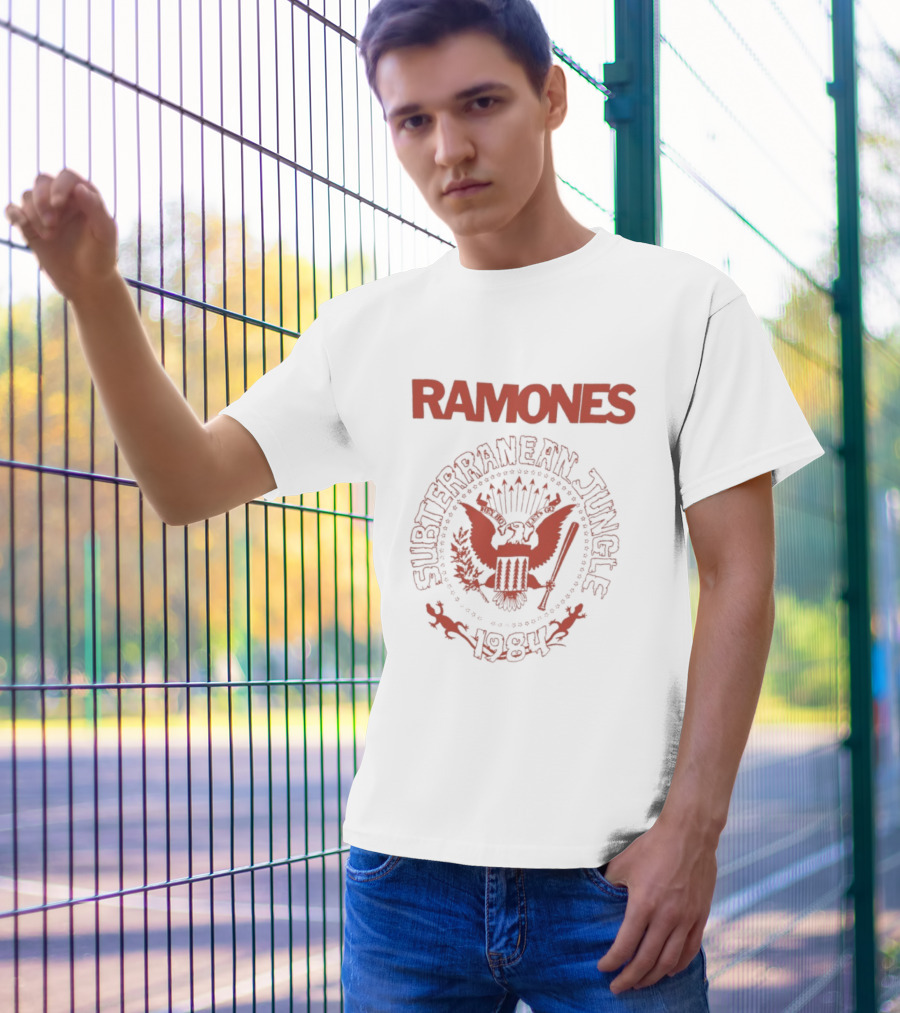 Ramones Subterranean Jungle 1984 Hey Ho Let's Go T-Shirt