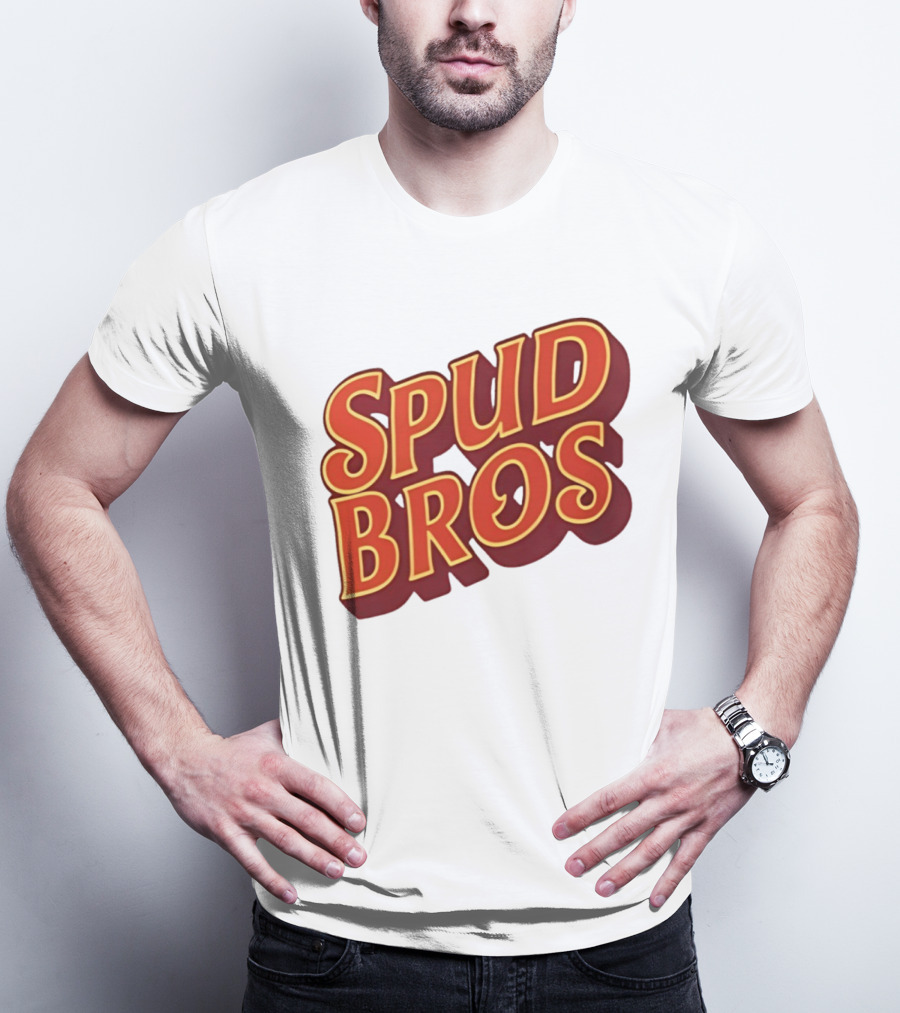 Spud Bros Joe Tessitore Playful Retro Font T-Shirt