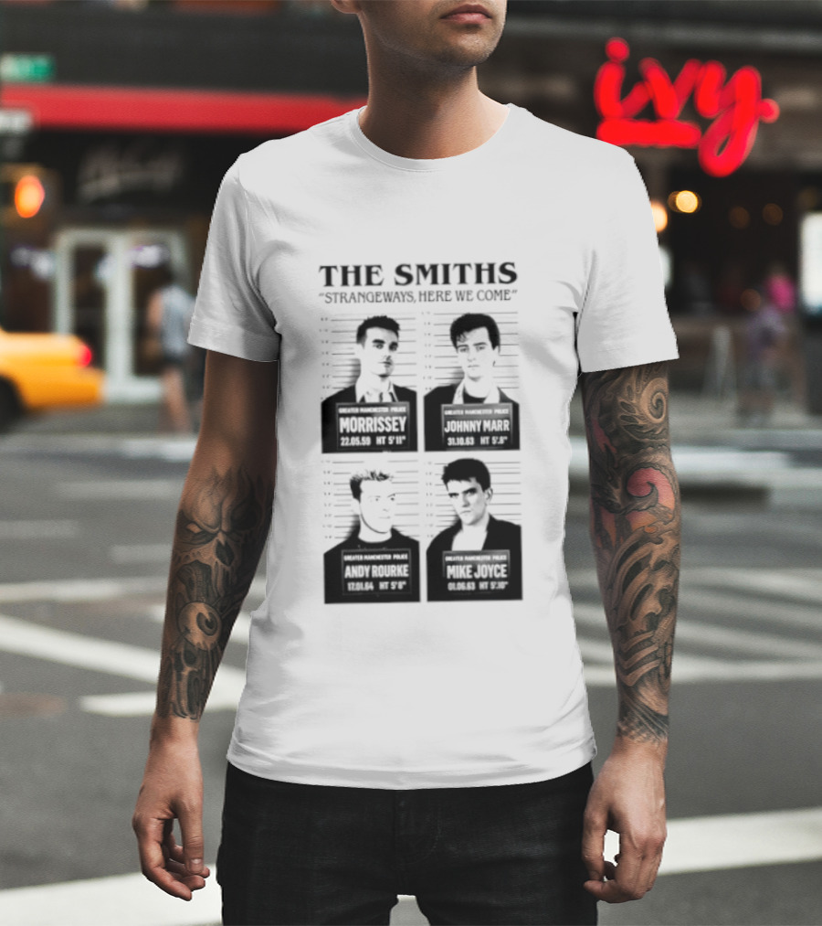 The Smiths Strangeways Here We Come Morrissey Johnny Marr Shots T-Shirt