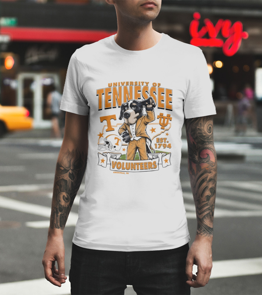 University Of Tennessee Volunteers Mascot Est 1794 Knoxville TN T-Shirt