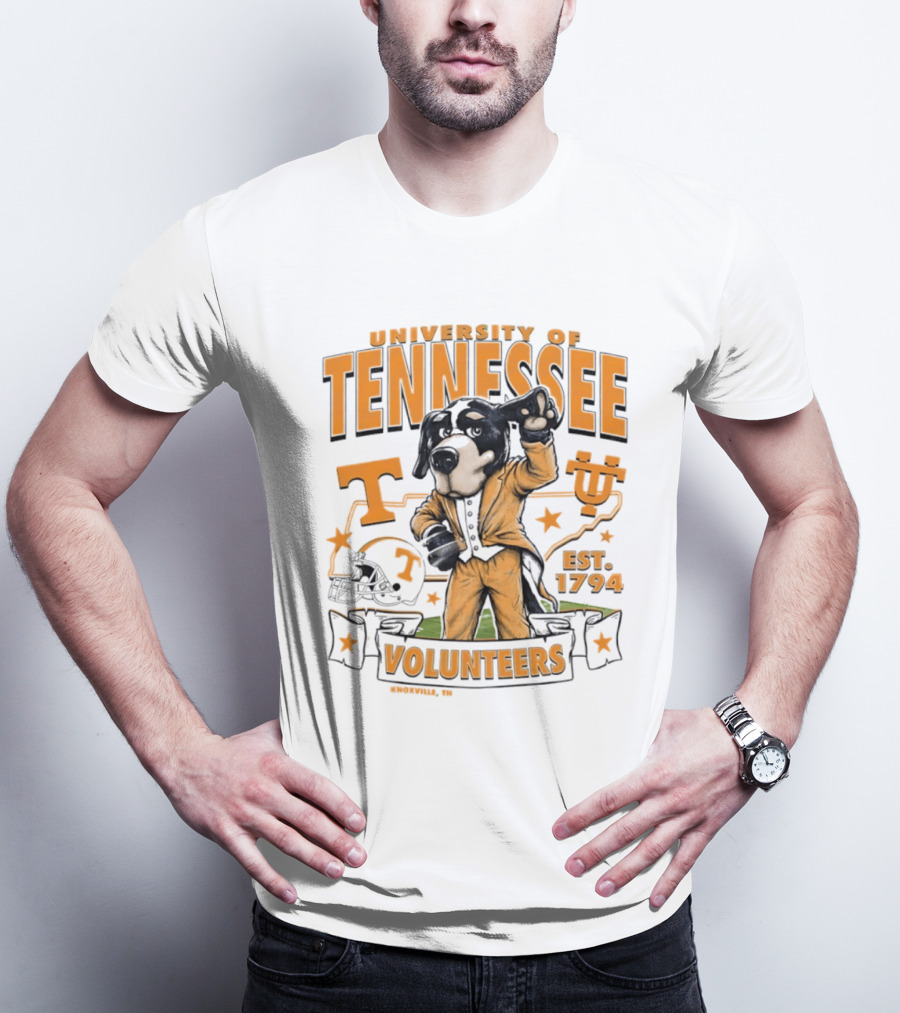 University Of Tennessee Volunteers Mascot Est 1794 Knoxville TN T-Shirt