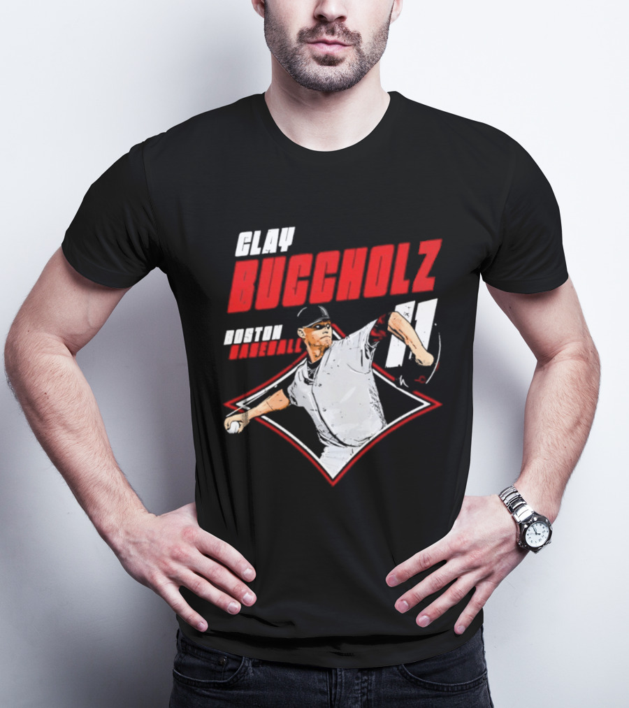 Clay Buccholz 11 Boston Red Sox Pitching Legend T-Shirt
