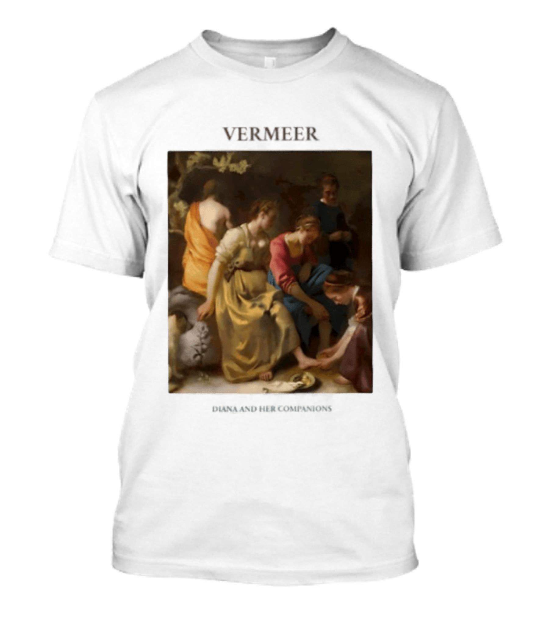 Vermeer Diana And Her Companions 1655 Gogh Company T-Shirt