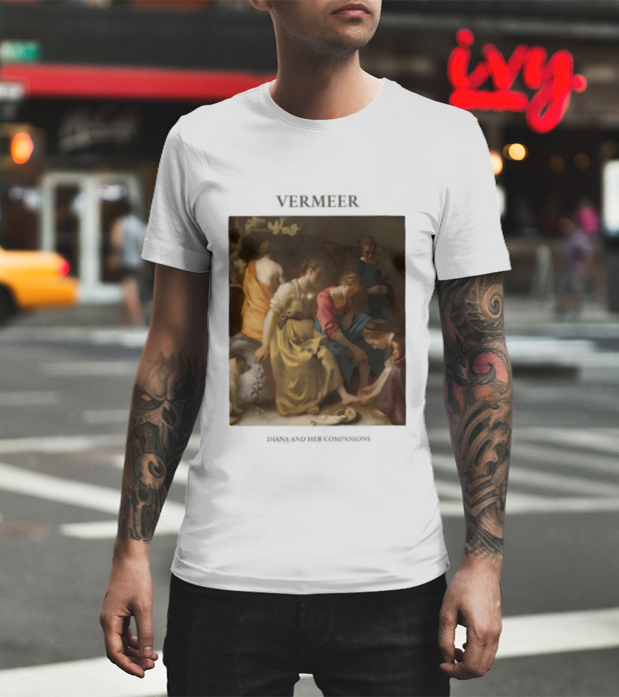 Vermeer Diana And Her Companions 1655 Gogh Company T-Shirt