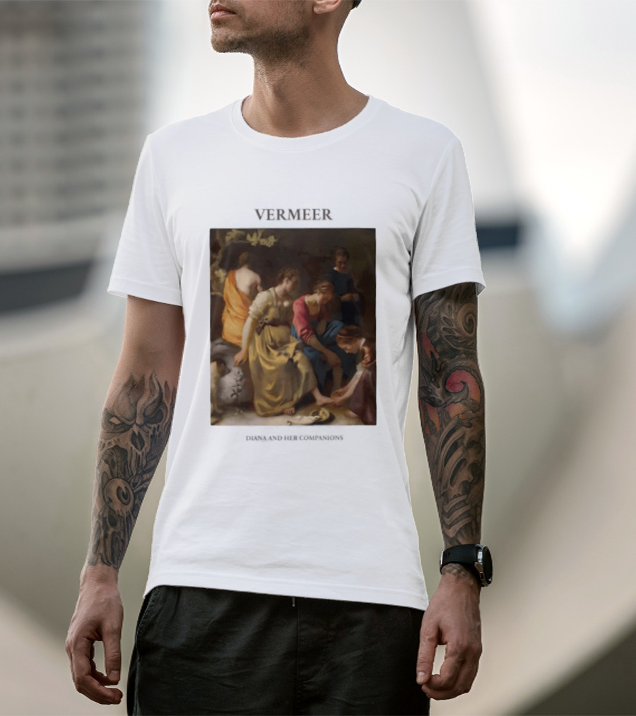 Vermeer Diana And Her Companions 1655 Gogh Company T-Shirt