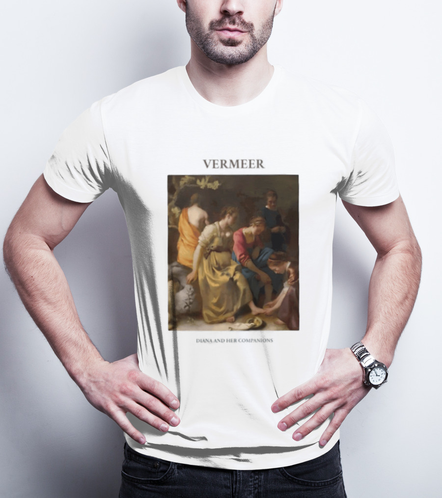 Vermeer Diana And Her Companions 1655 Gogh Company T-Shirt