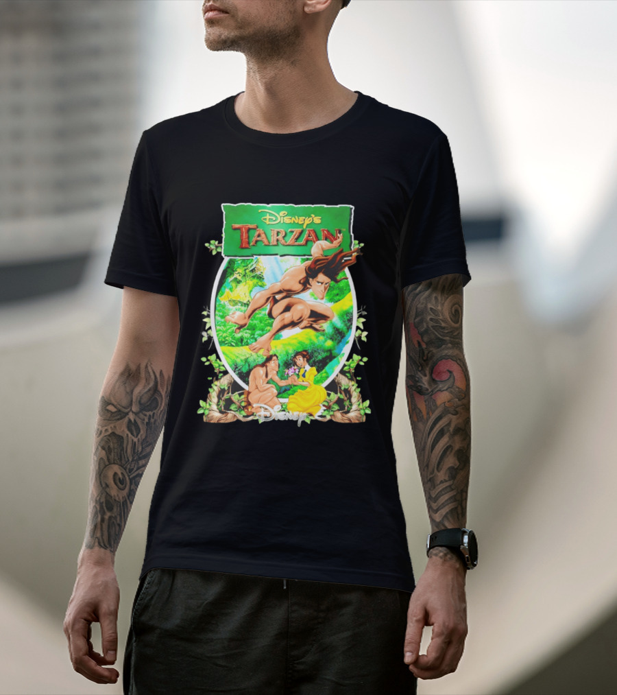 Disney's Tarzan Jungle Adventure Jane Animation Scene T-Shirt