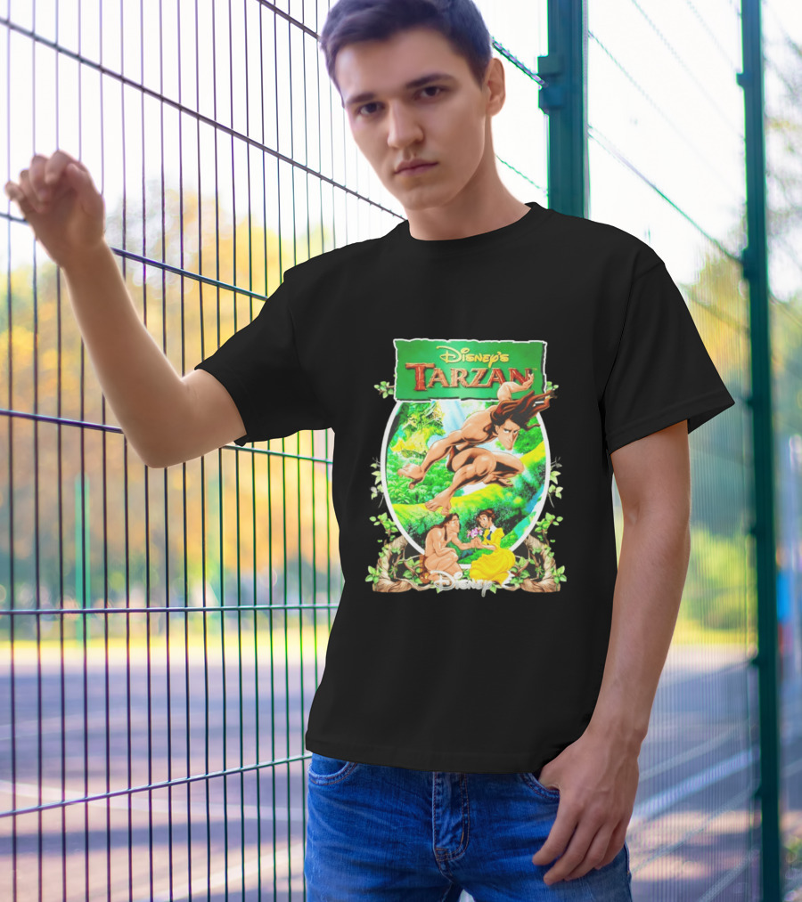 Disney's Tarzan Jungle Adventure Jane Animation Scene T-Shirt