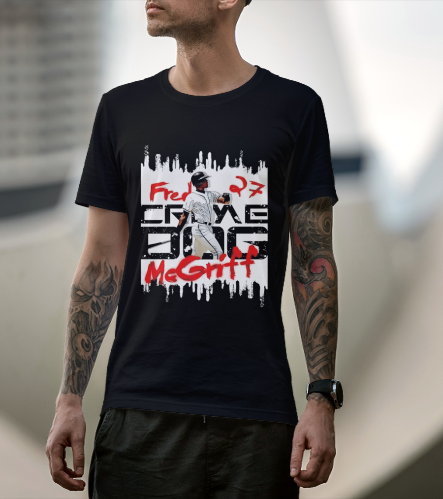 Fred McGriff 27 Atlanta Braves Baseball Player T-Shirt