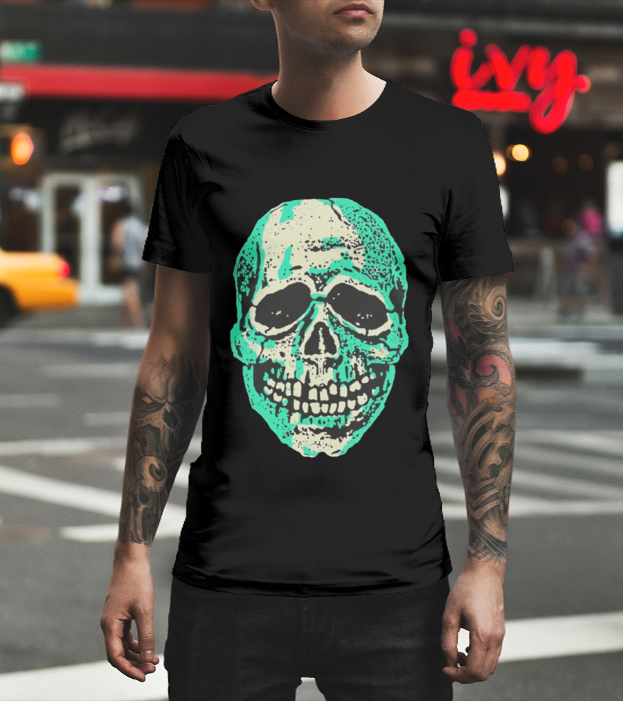 Halloween Trio Skull Spooky Gothic T-Shirt