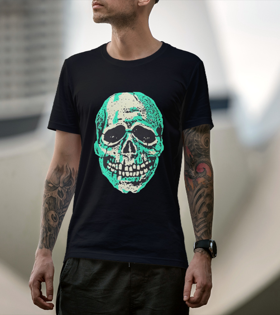 Halloween Trio Skull Spooky Gothic T-Shirt