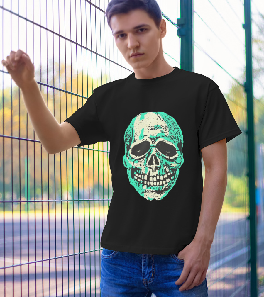 Halloween Trio Skull Spooky Gothic T-Shirt