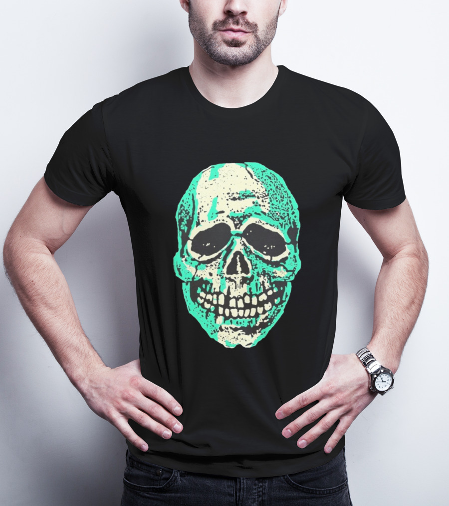 Halloween Trio Skull Spooky Gothic T-Shirt