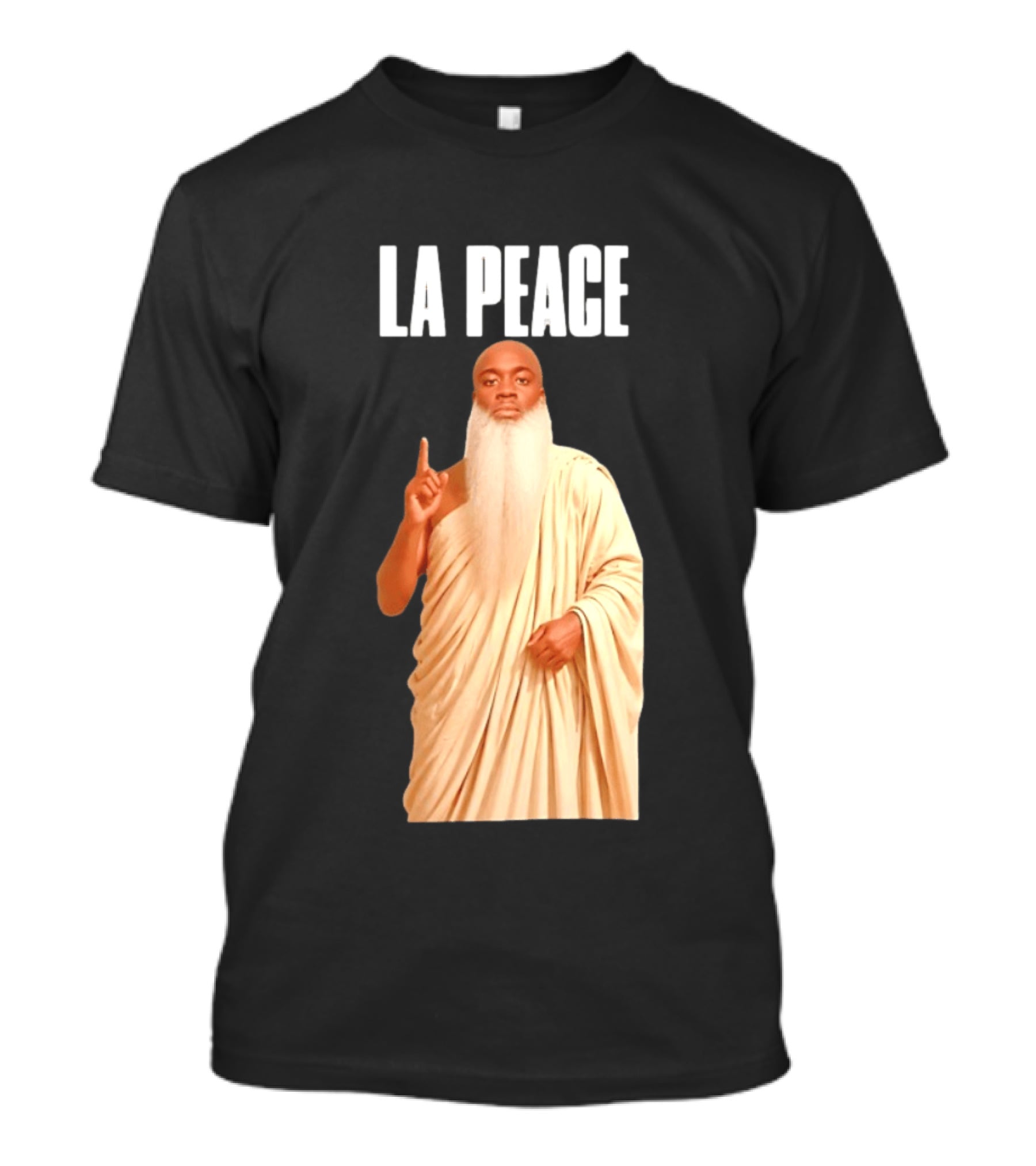 Kai Cenat La Peace Meme Togalike Robe And Beard T-Shirt