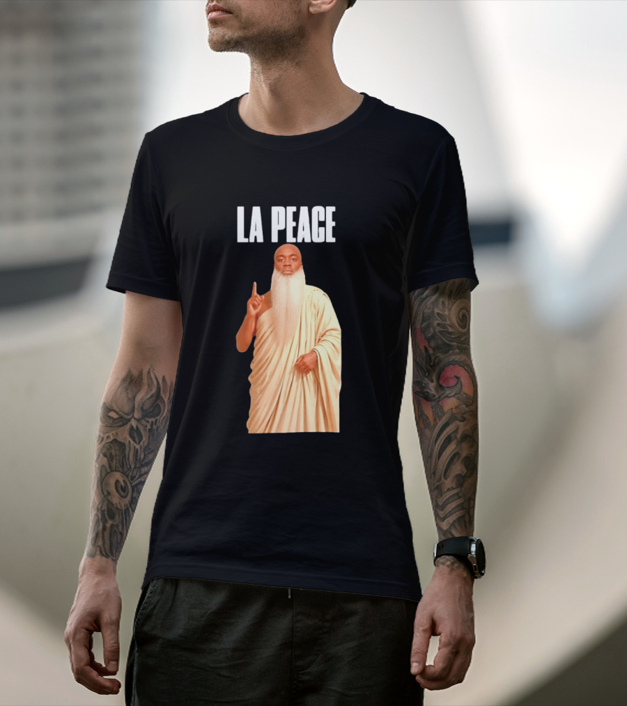 Kai Cenat La Peace Meme Togalike Robe And Beard T-Shirt