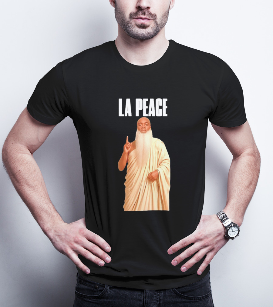 Kai Cenat La Peace Meme Togalike Robe And Beard T-Shirt