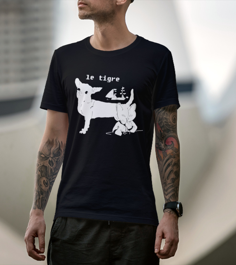 Le Tigre Chihuahua Cat Ship Kathleen Hanna T-Shirt
