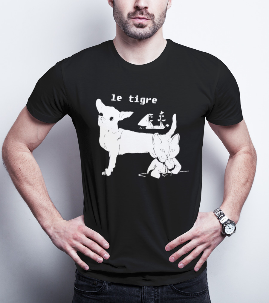 Le Tigre Chihuahua Cat Ship Kathleen Hanna T-Shirt