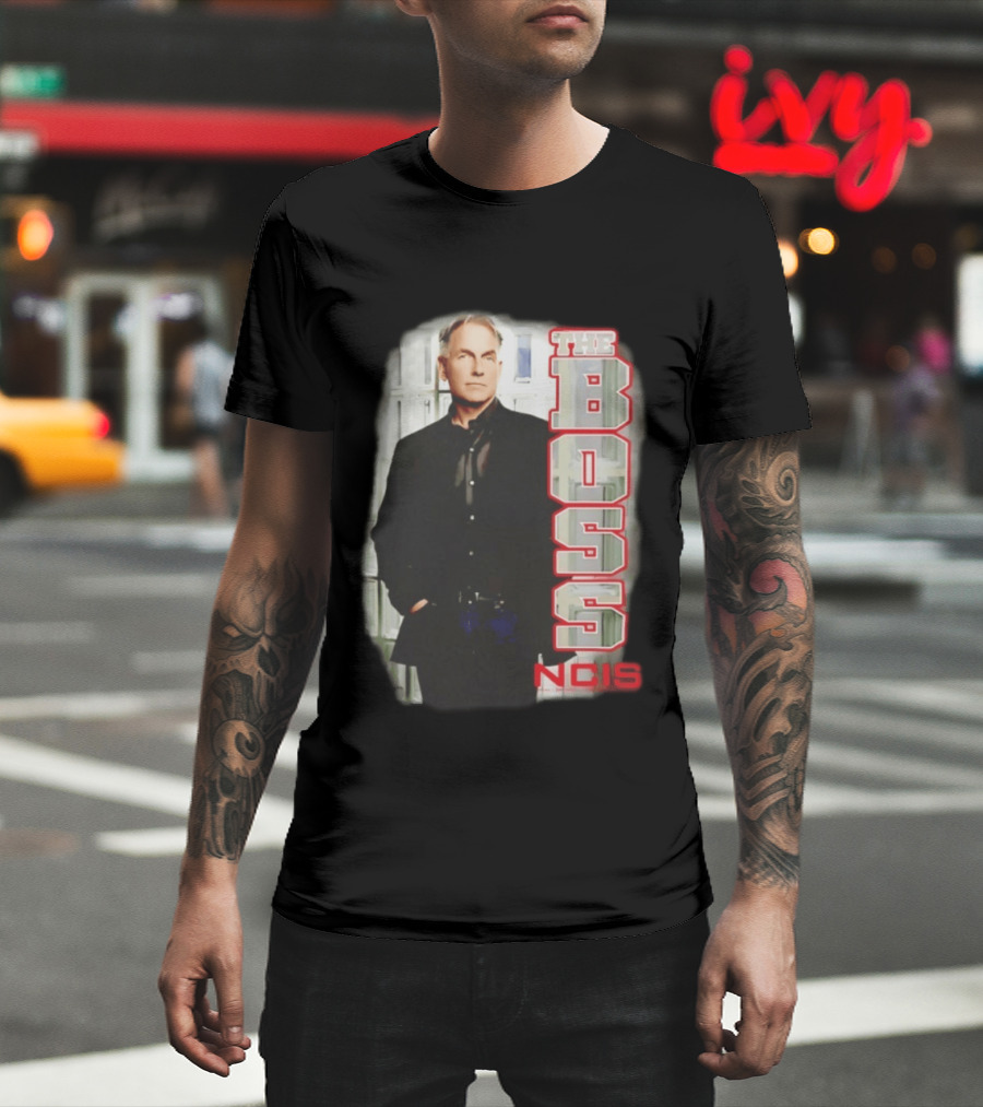 Mark Harmon The Boss NCIS Leroy Jethro Gibbs T-Shirt