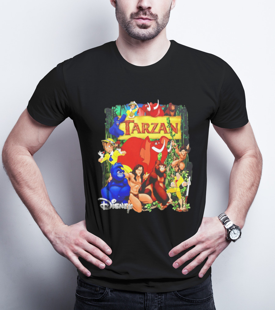 Disney Tarzan Characters Jane Porter Terk Adventure T-Shirt