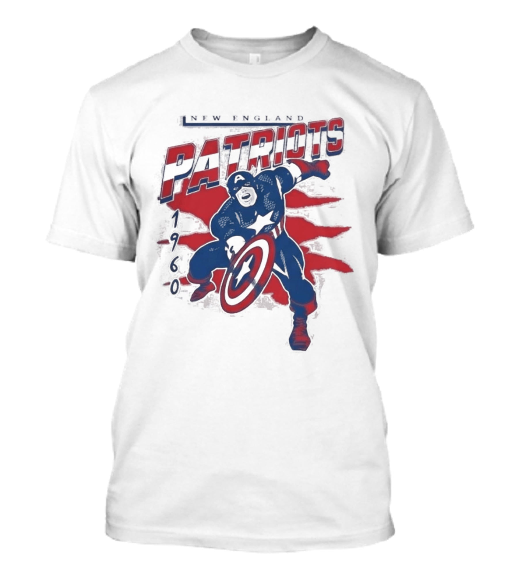 New England Patriots Captain America 2026 T-Shirt