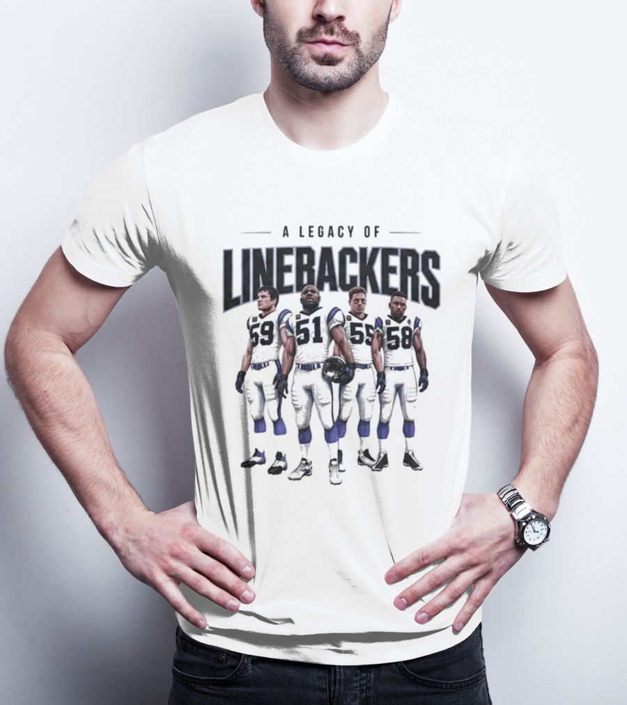 Carolina Panthers A Legacy Of Linebackers T-Shirt