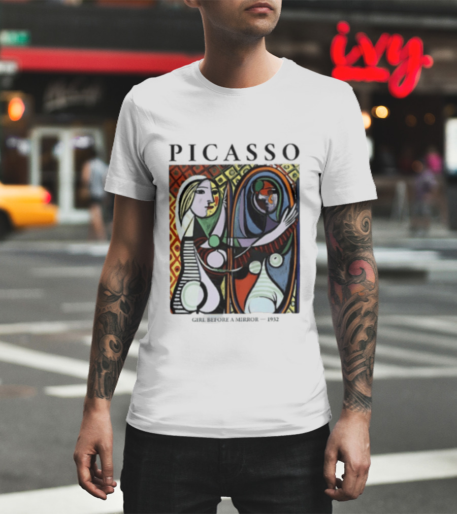 Pablo Picasso Girl Before A Mirror Painting T-Shirt